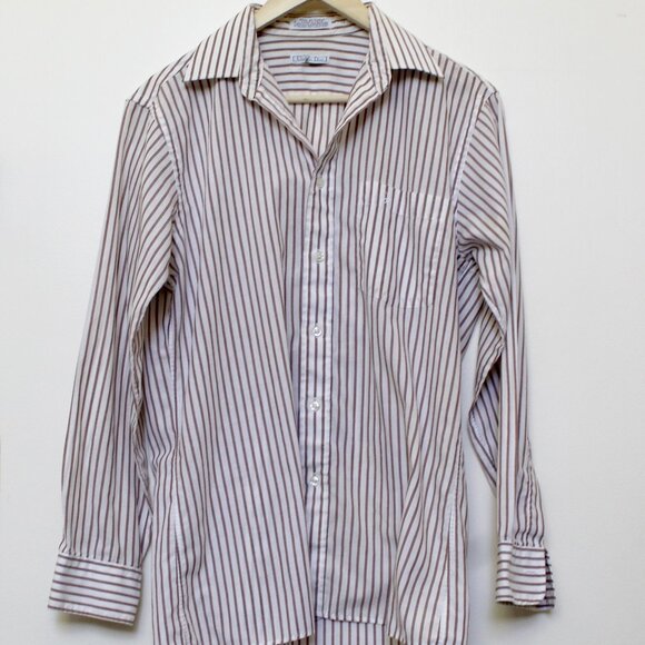 Dior | Tops | Vintage Christian Dior Striped Buttonup Shirt | Poshmark